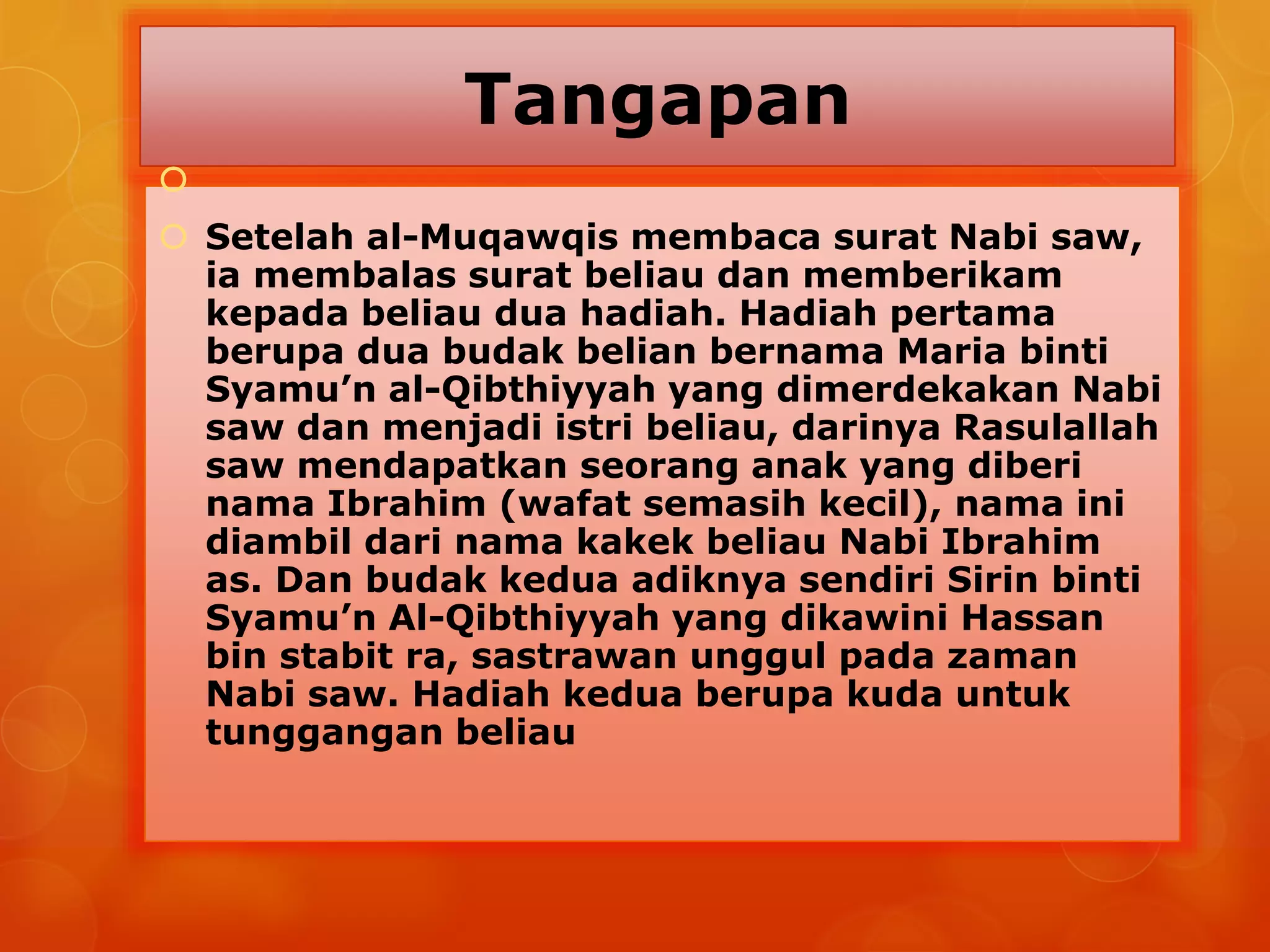 Surat2 rasulullah untuk raja2 | PPT