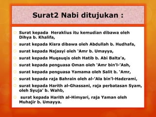 Surat2 rasulullah untuk raja2 | PPT