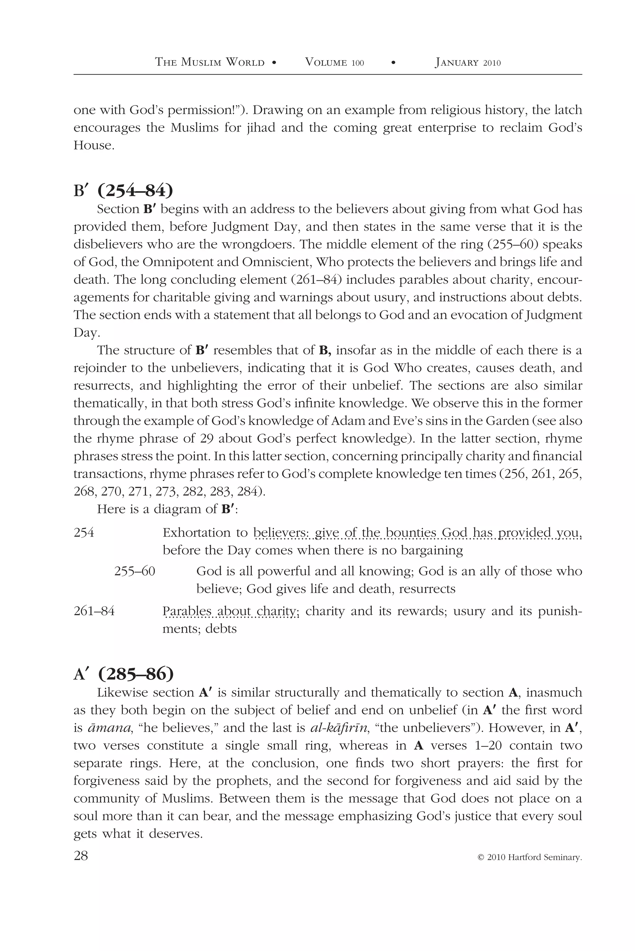 Surat Al Baqara a structural analysis | PDF