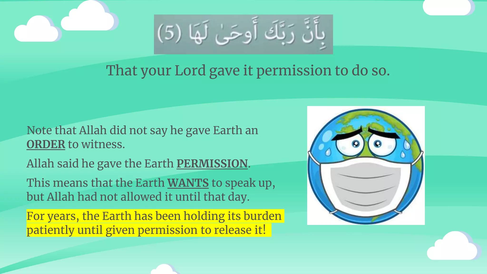 Surah Al-Zalzalah for kids | PPTX