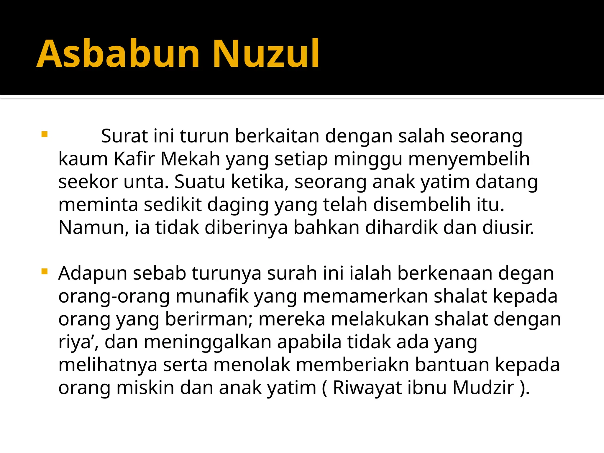 surah almaun dari ayat satu sampai selesai | PPT