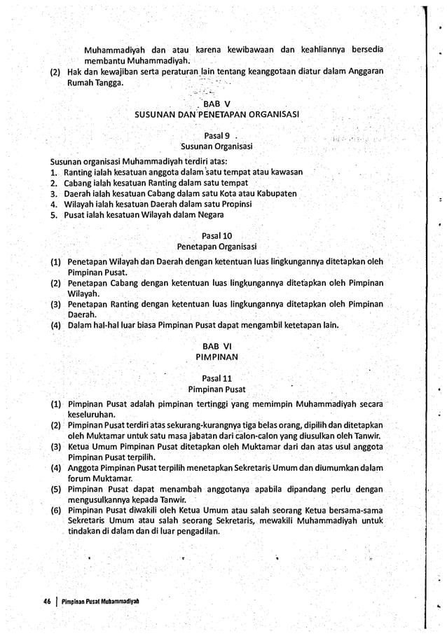 Surat badan hukum muhammadiyah | PDF