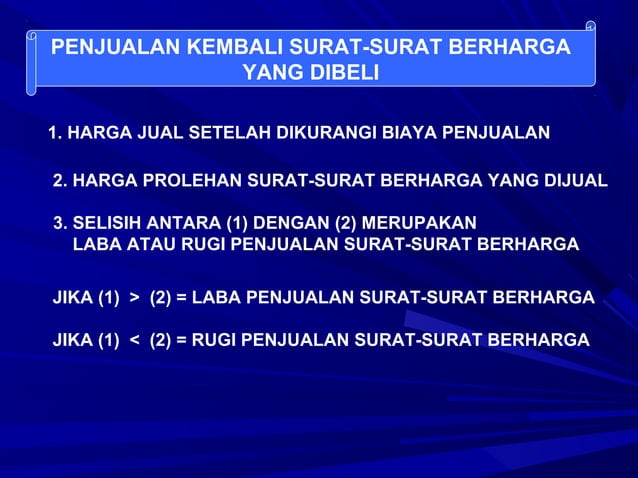 Surat berharga | PPT