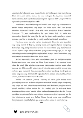 SURAT CINTA UNTUK ALLAH | PDF