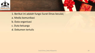Surat dinas | PPTX