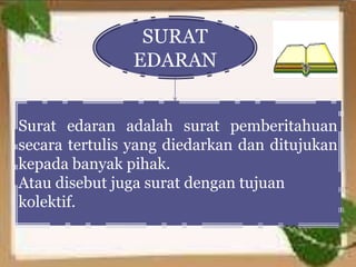 Surat edaran | PPTX