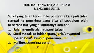 SURAT ELEKTRONIK.pptx................... | PPTX