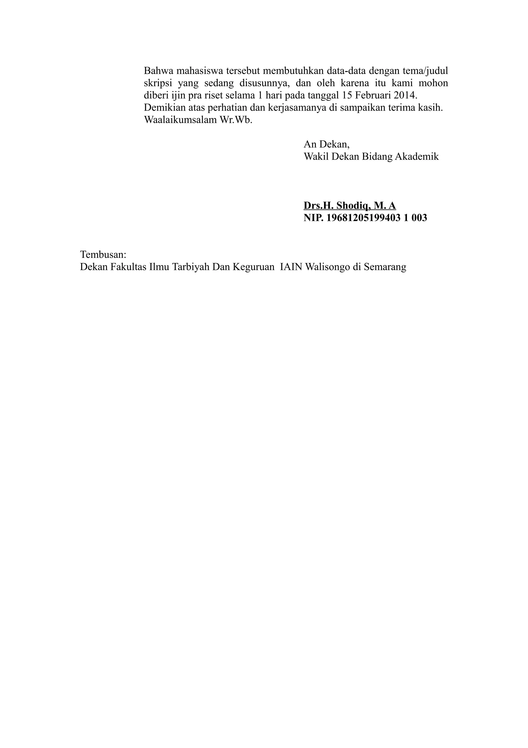 Surat ijin pra_riset_naila | PDF