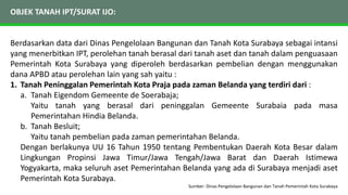 Izin Pemanfaatan Tanah / Surat ijo | PPT