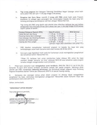 Surat jemputan JPS (Program Kesedaran 1Bestarinet) | PDF