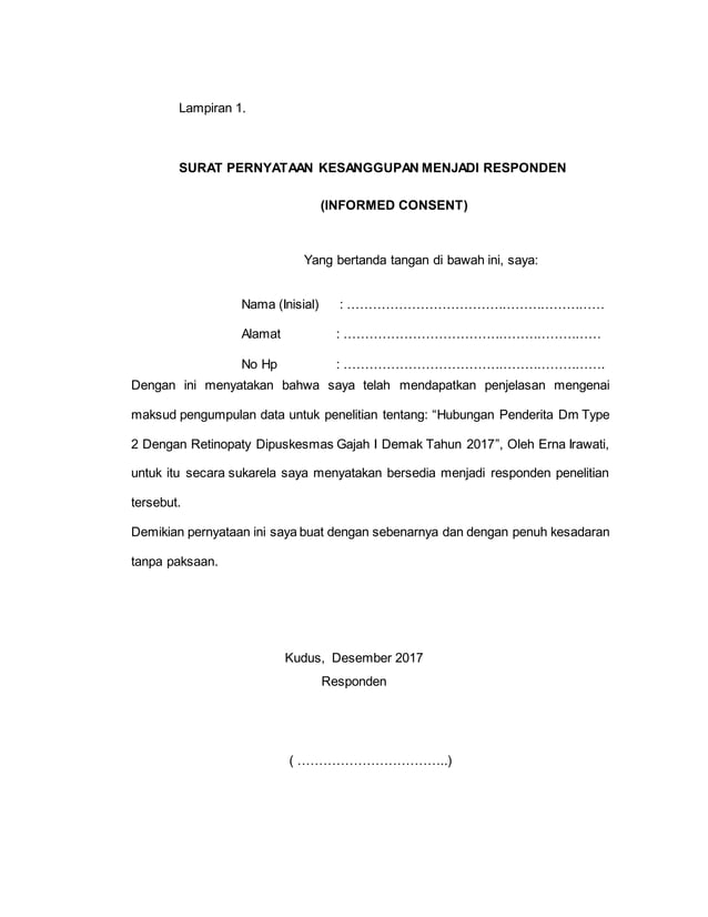 Surat kesedian responden | DOCX