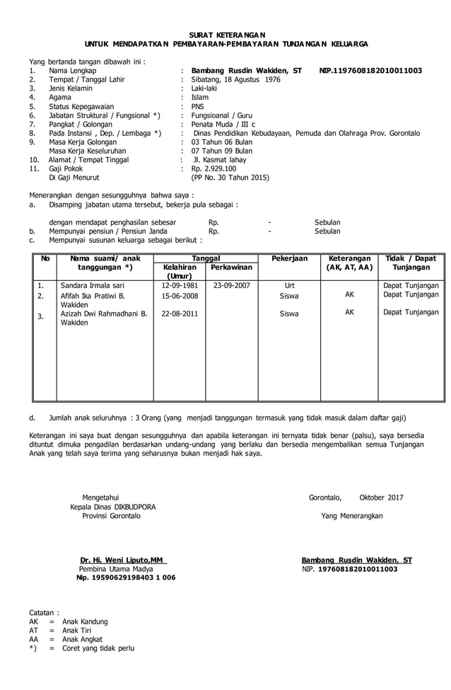 Surat keterangan bambang | DOCX