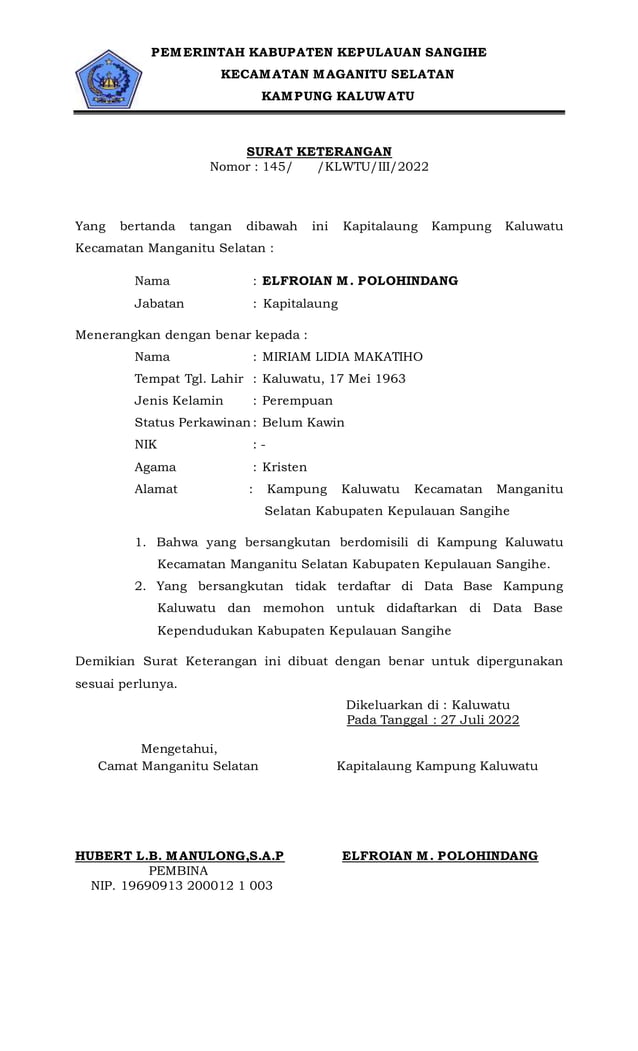 Surat Keterangan Input Database.docx