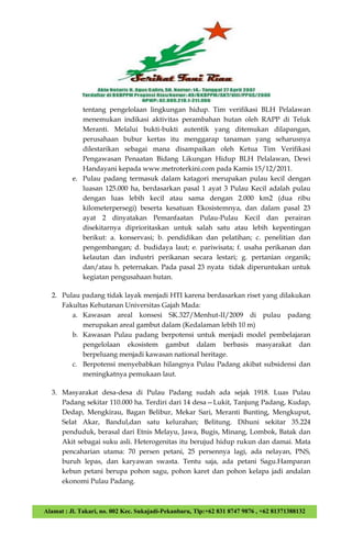 Surat STR menolak TIM MEDIASI | PDF