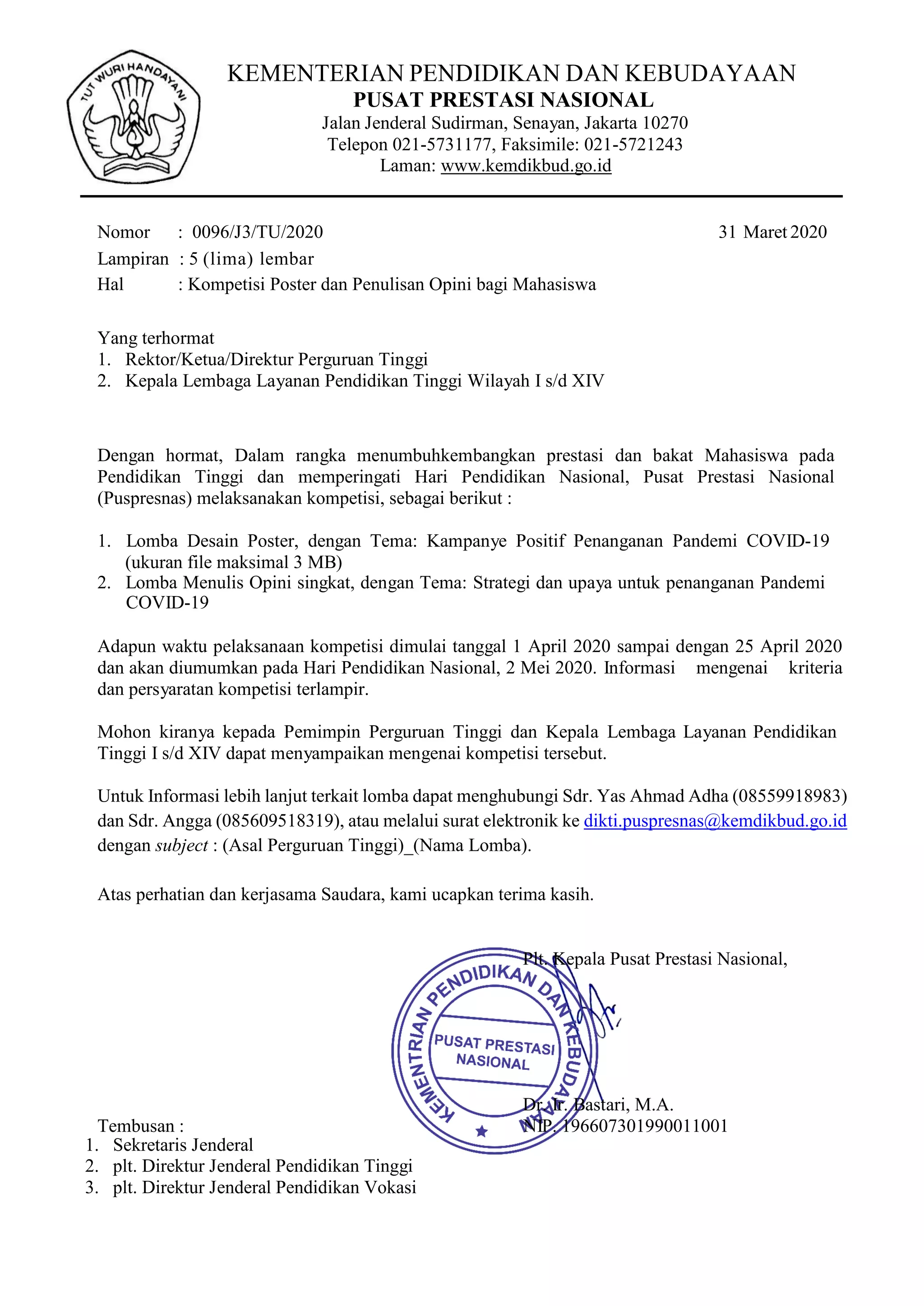 Kompetisi Poster dan Penulisan Opini bagi Mahasiswa STIE IBMT Surabaya ...