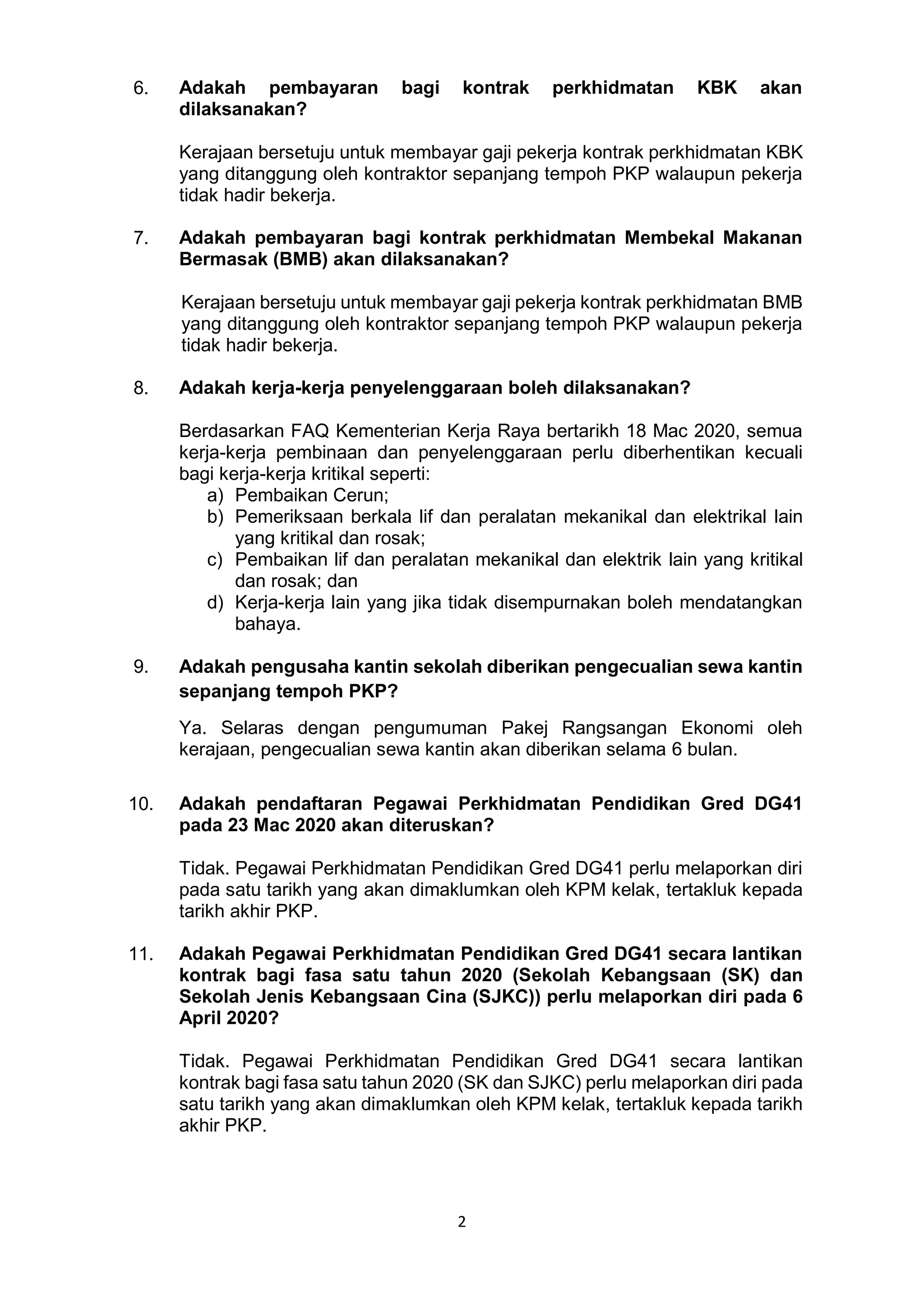 Surat kpm stay at home | PDF