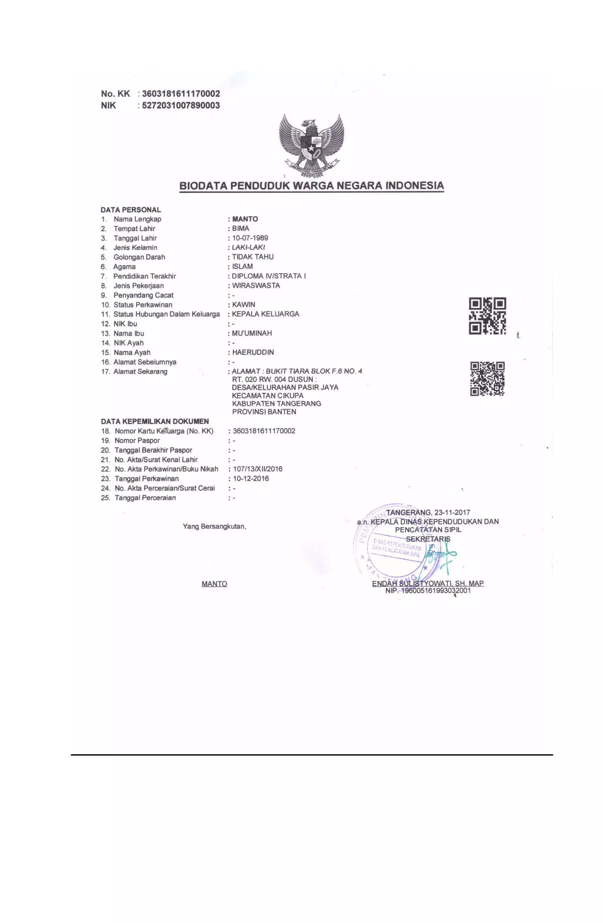 Surat lamaran kerja | PDF
