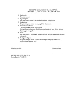 Surat lampiran & panitia psk | DOCX