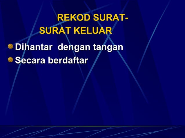 Surat menyurat | PPT