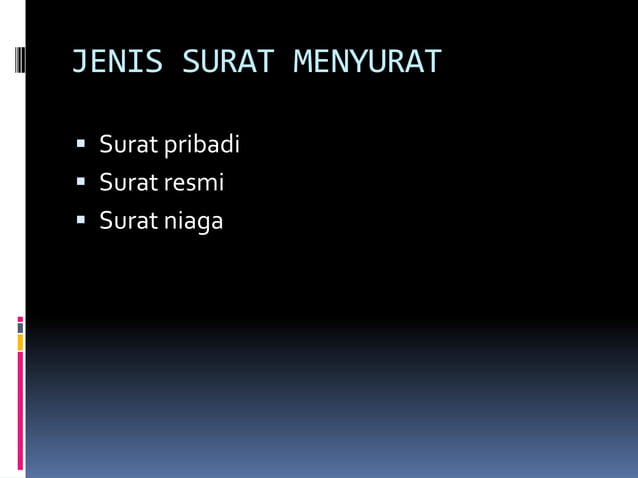 Surat menyurat | PPTX