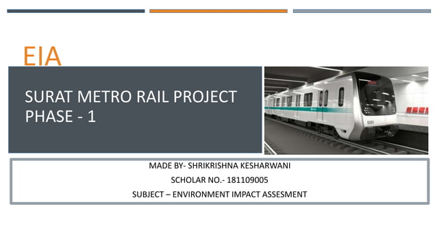 SURAT METRO RAIL PROJECT | PPT