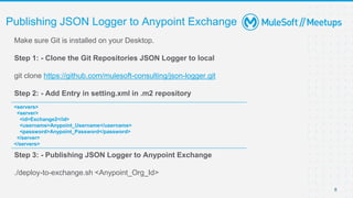 MuleSoft Surat Virtual Meetup#7 - JSON Logger and Common Error Handling ...