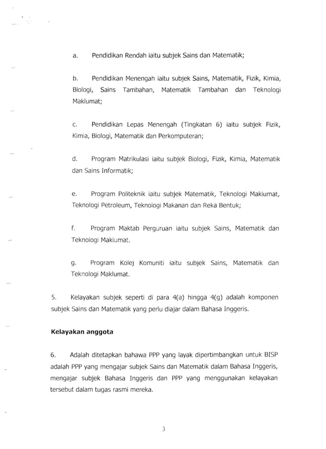 Surat pekeliling panduan pembayaran bisp | PDF