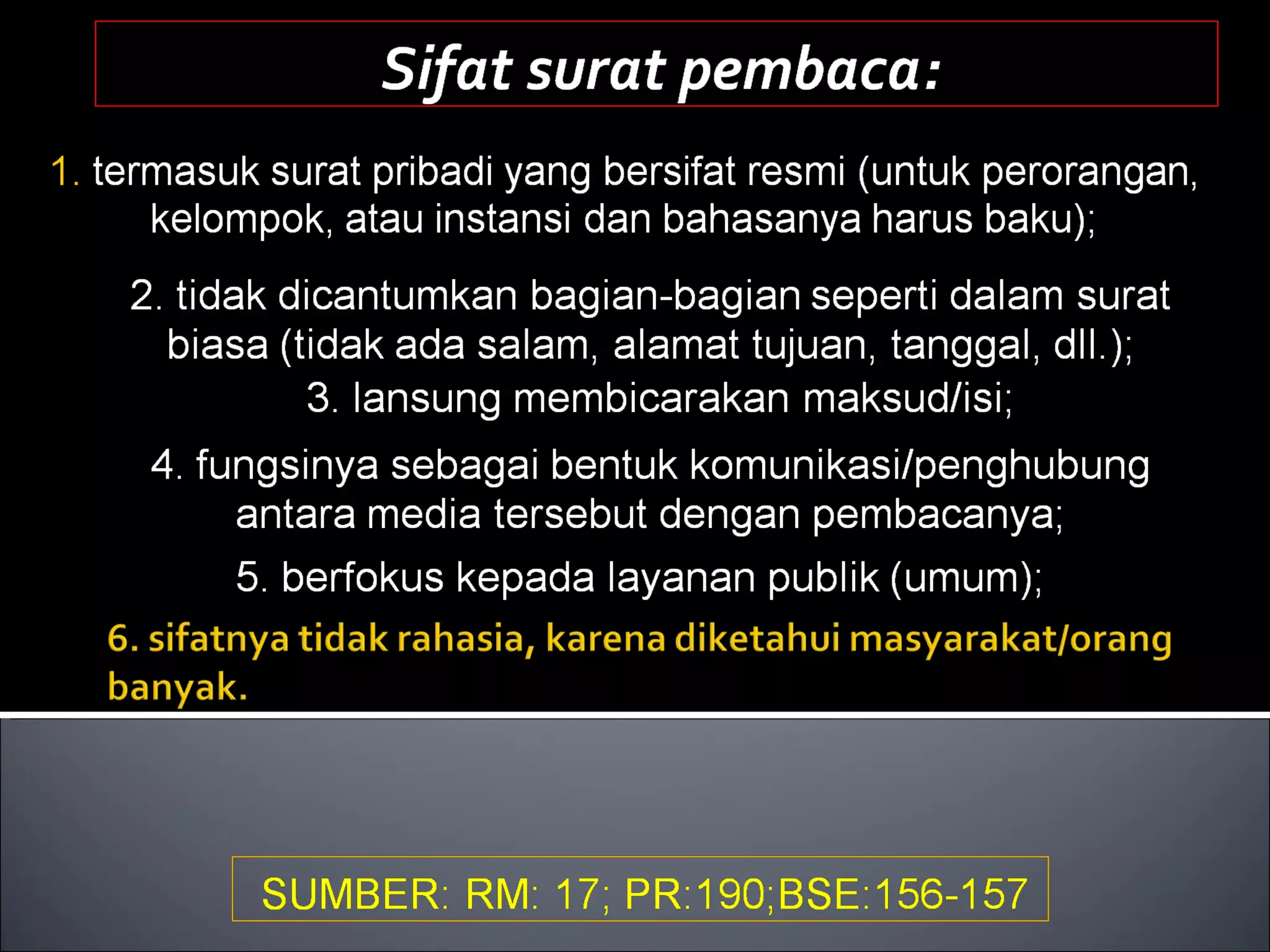 Surat Pembaca (KD : 12.3) | PPT