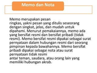 Surat pemberitahuan, surat undangan, surat kuasa | PPT
