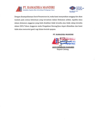 Surat Penawaran Harga dokumen fakta intregitas untuk tender lelang.pdf