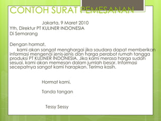 Surat pengaduan dan komplain | PPTX