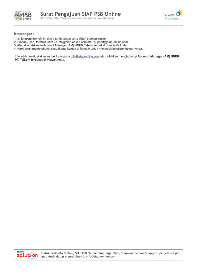 Surat pengajuan siap_psb | PDF