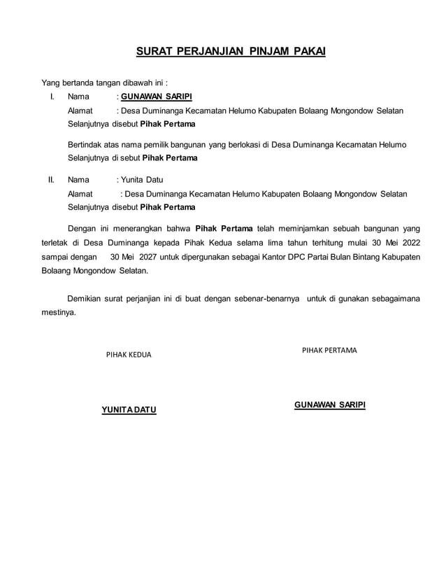 SURAT PERJANJIAN PINJAM PAKAI.docx