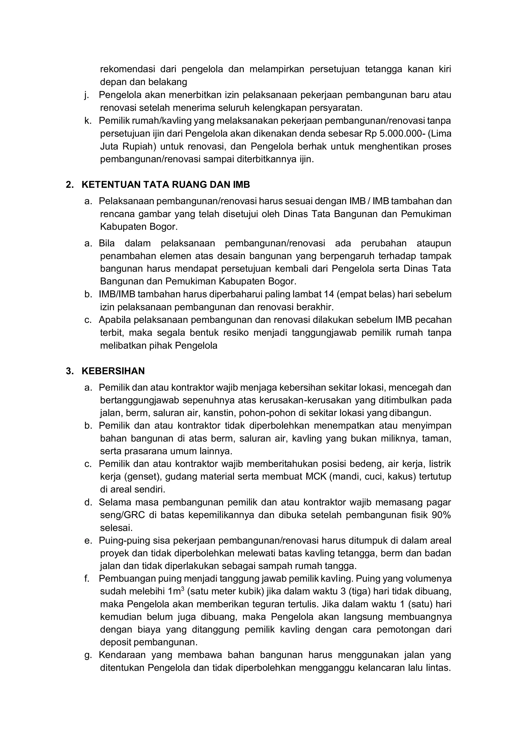Surat permohon renobasi rumah di perumahan | PDF