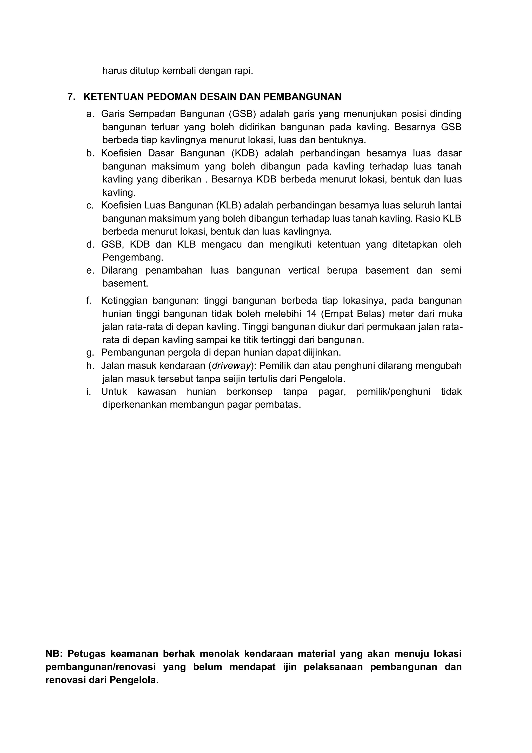 Surat permohon renobasi rumah di perumahan | PDF
