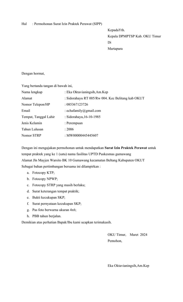 CONTOH SURAT PERMOHONAN PTSP MEMBUAT SIPP.docx