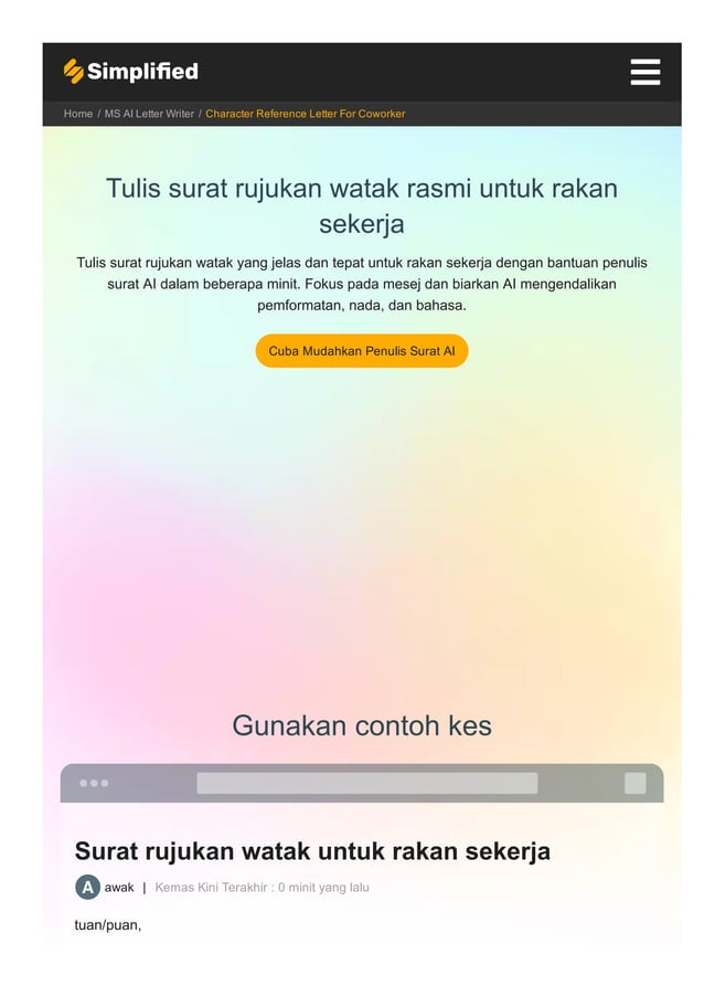 surat rujukan watak untuk rakan sekerja pdf.pdf