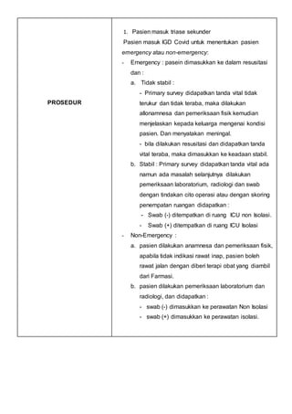 Surat spo igd covid | DOCX