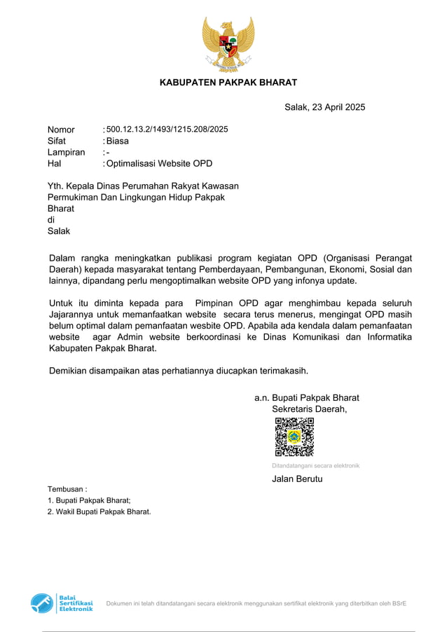 Surat tentang Pemanfaatan Website OPD.pdf