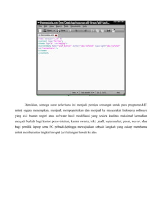 Surat terbuka 4 programer&it | PDF