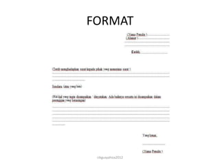 Surat tidak rasmi | PPTX