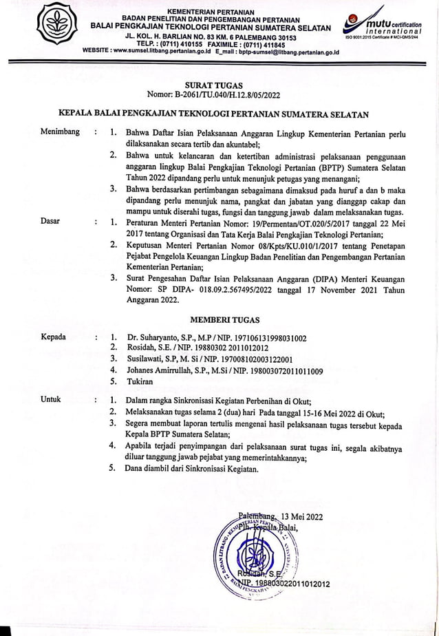 Surat tugas Ka balai, Ka TU, Ka KSPP.pdf