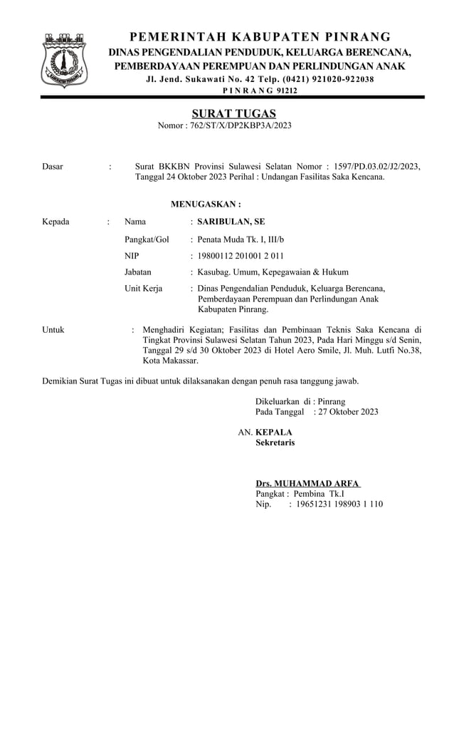 SURAT TUGAS KOP DINAS penyuluh 2025.docx