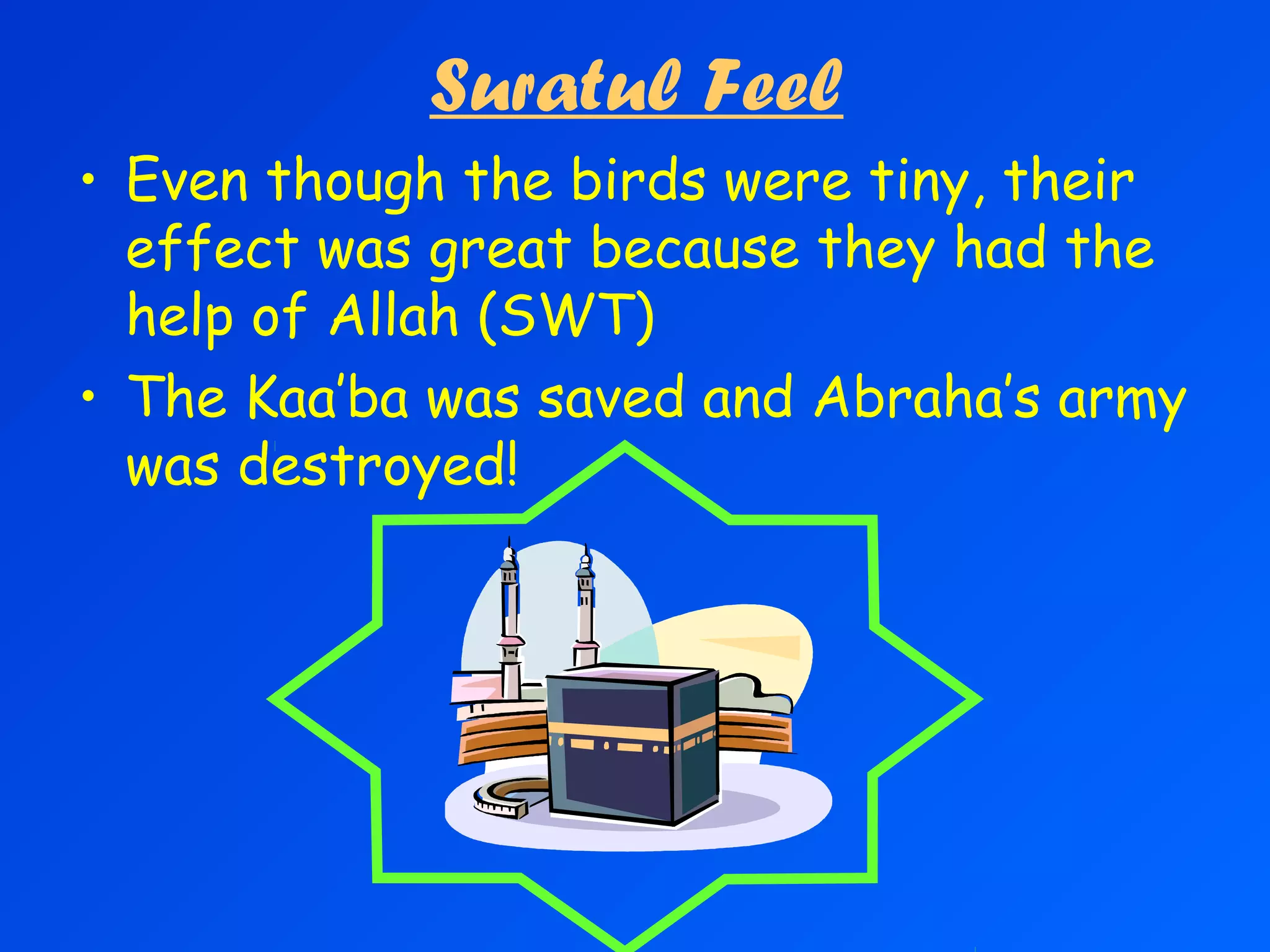 Suratul feel | PPT