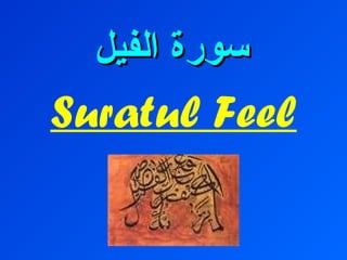 Suratul feel | PPT