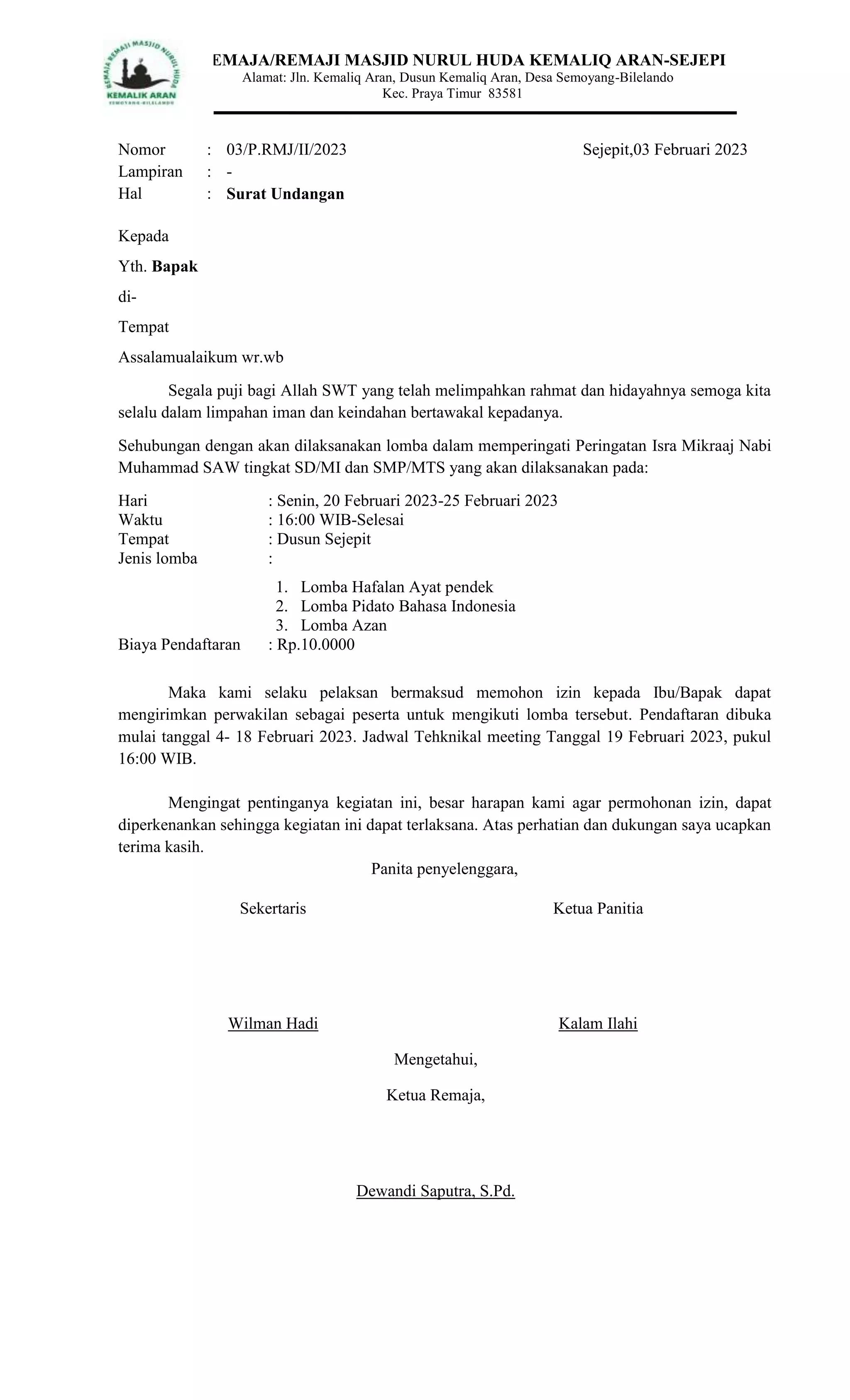 surat undangan PHBI.doc
