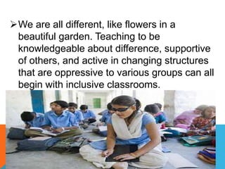 PPT ON INCLUSIVE EDUCATION | PPTX