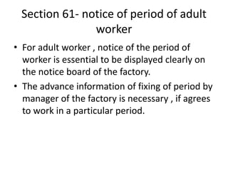 factory act 1948 | PPTX