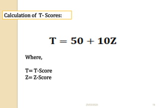T Score Formula