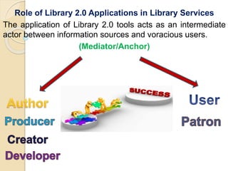 Perception Towards Library 2.0 Applications Among LIS Professionals in Selected University ...